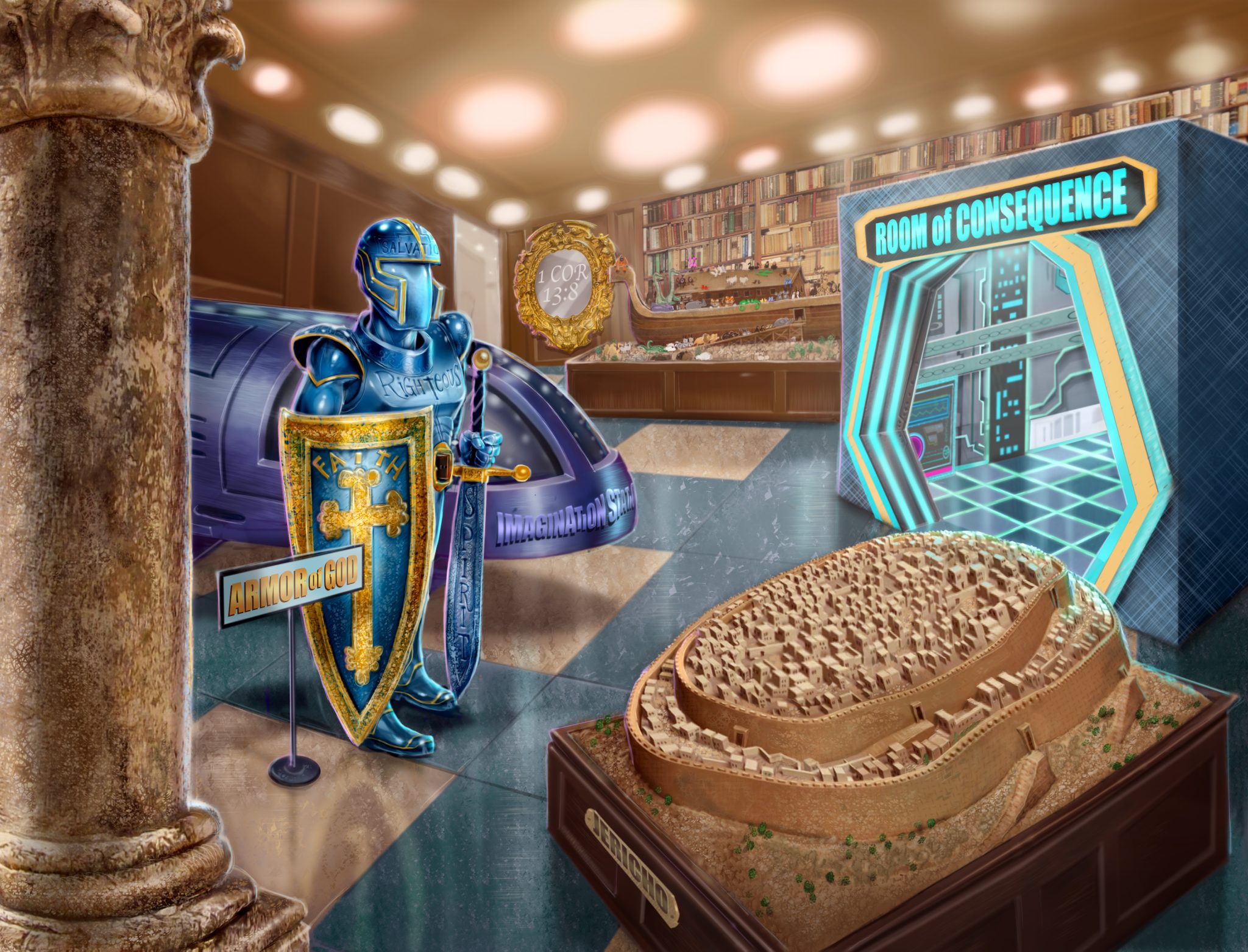 The Bible Room - Look and Find - Adventures in Odyssey