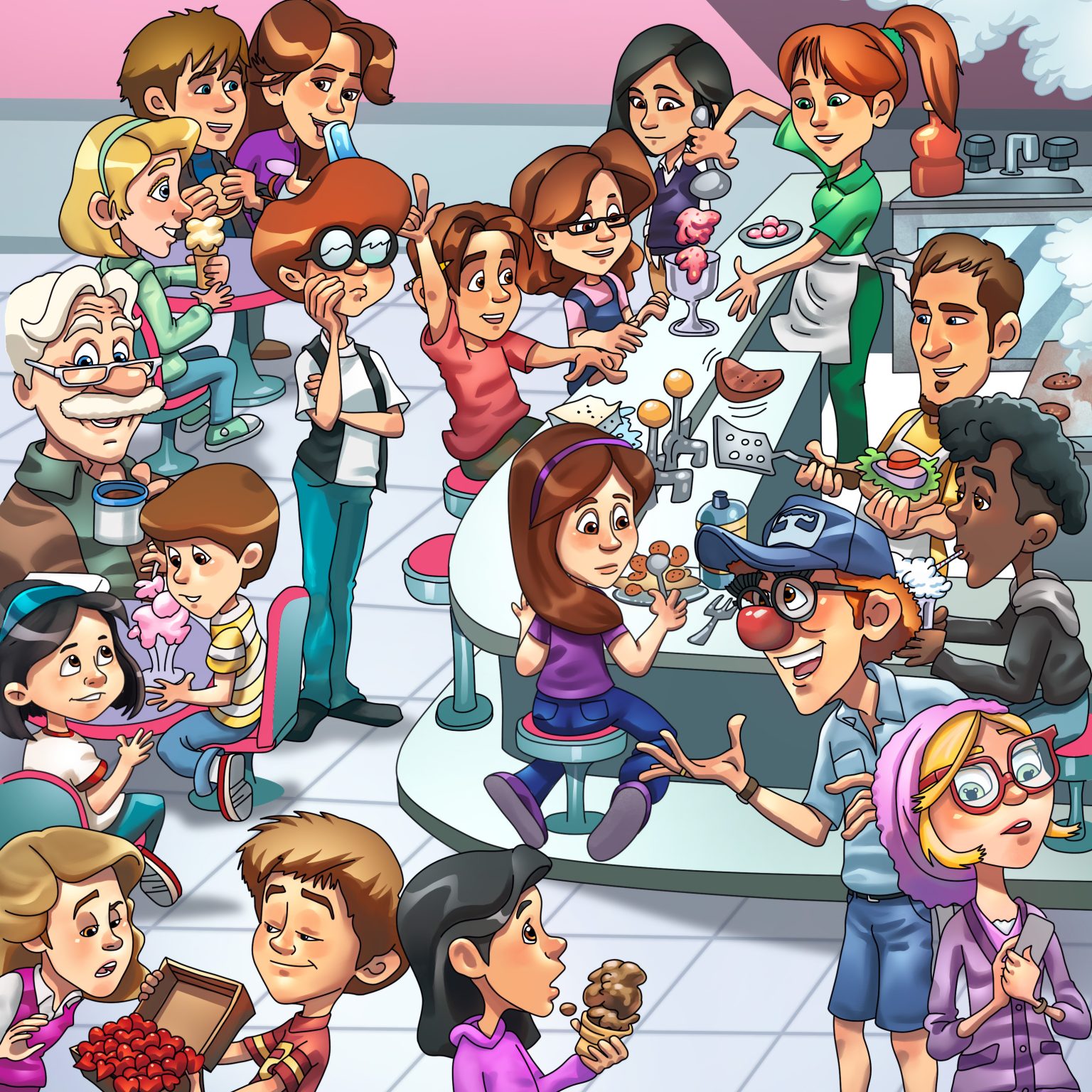 Soda Shoppe Look and Find - Adventures in Odyssey